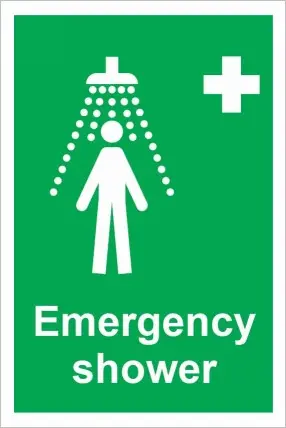 Emergency Shower | SafetySigns.mu